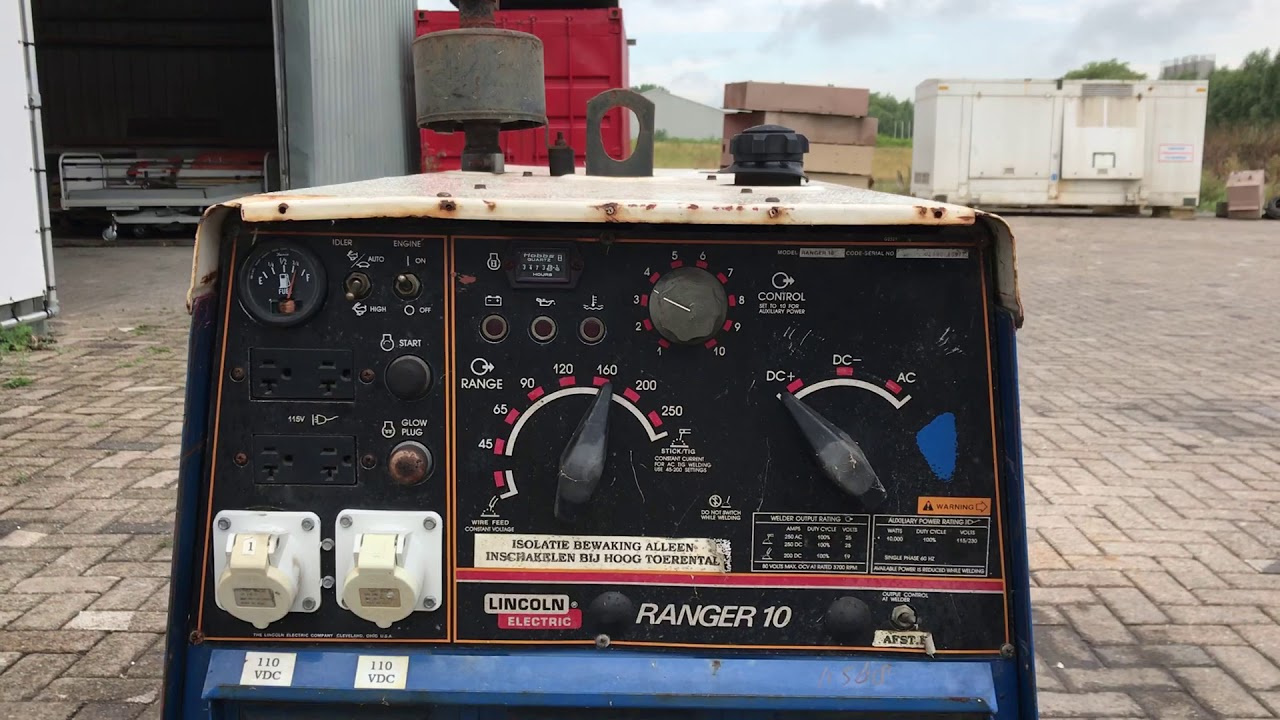 DPX Power : Lincoln Ranger 10 - Kubota Welding Generator - DPX-11568 ...