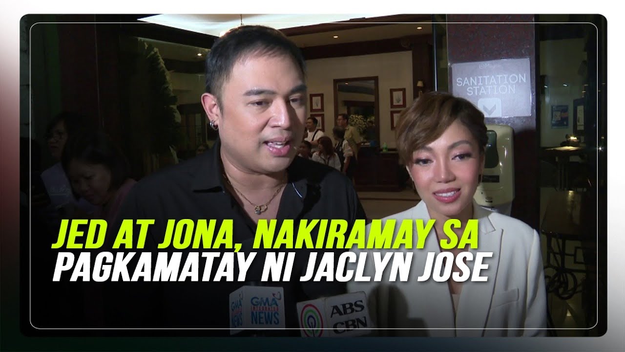 Jed Madela at Jona, nakiramay sa pagkamatay ni Jaclyn Jose | ABS-CBN ...