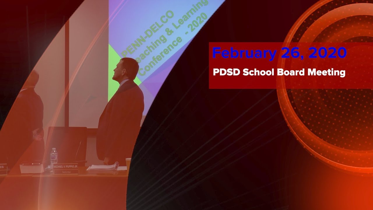 PDSD School Board Meeting February 26, 2020 - YouTube