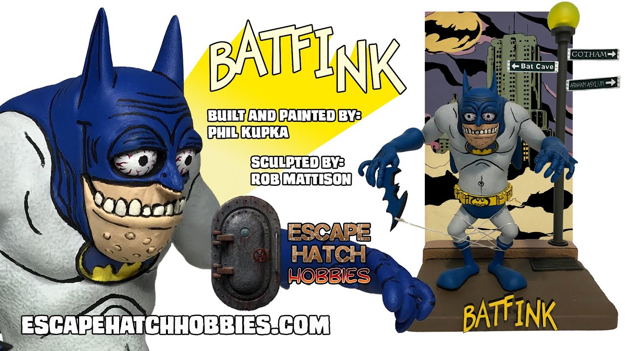Monster Model Review #218 BatFink produced by Escape Hatch Hobbies ...