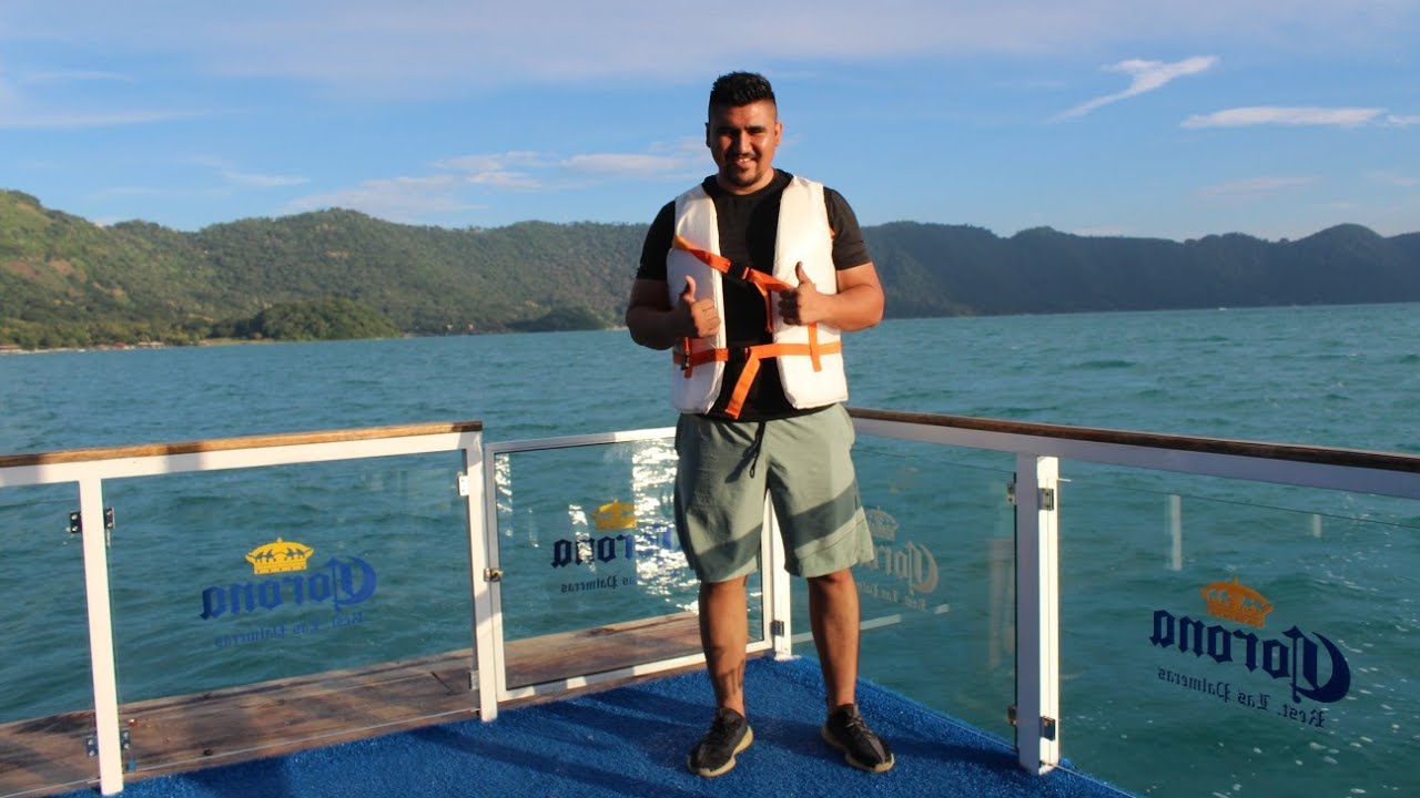 Lago de Coatepeque se volvió a vestir de TURQUESA | vista desde un ...