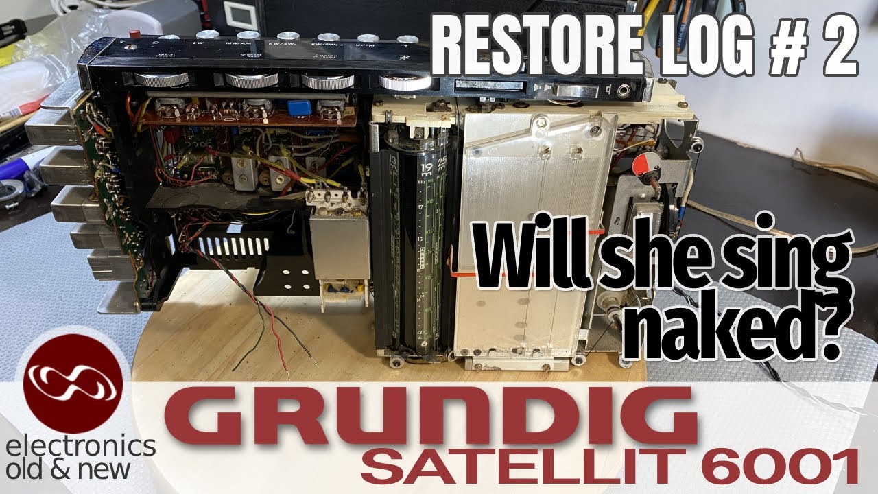 Power supply and audio output is the first milestone. Grundig Satellit ...