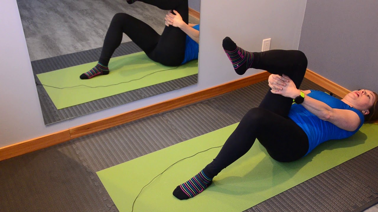 Pelvic Stabilization "Push - Pull" on the Ground - 3 min - with Lori ...