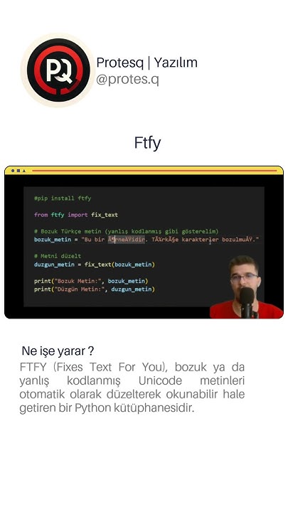 FTFY #py #python #kod #kodlama #programlama #yazılım #bilişim #developer #software - YouTube