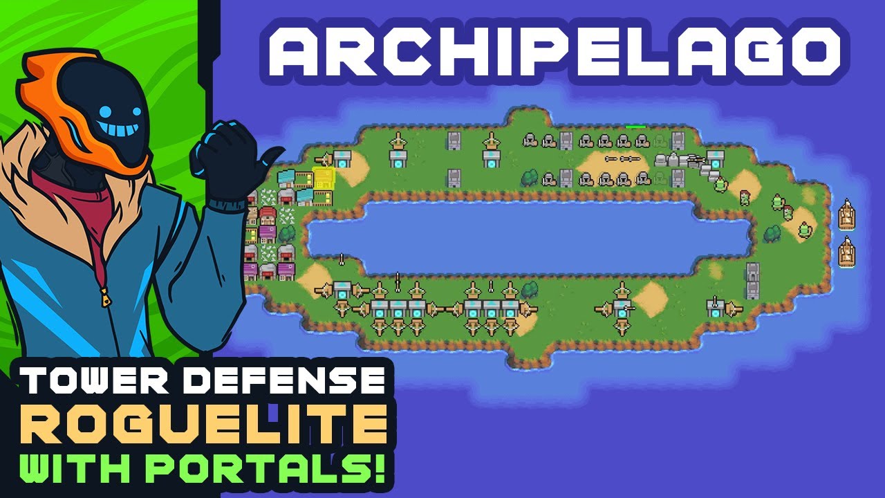 Tower Defense Roguelite With Portals! - Archipelago - YouTube