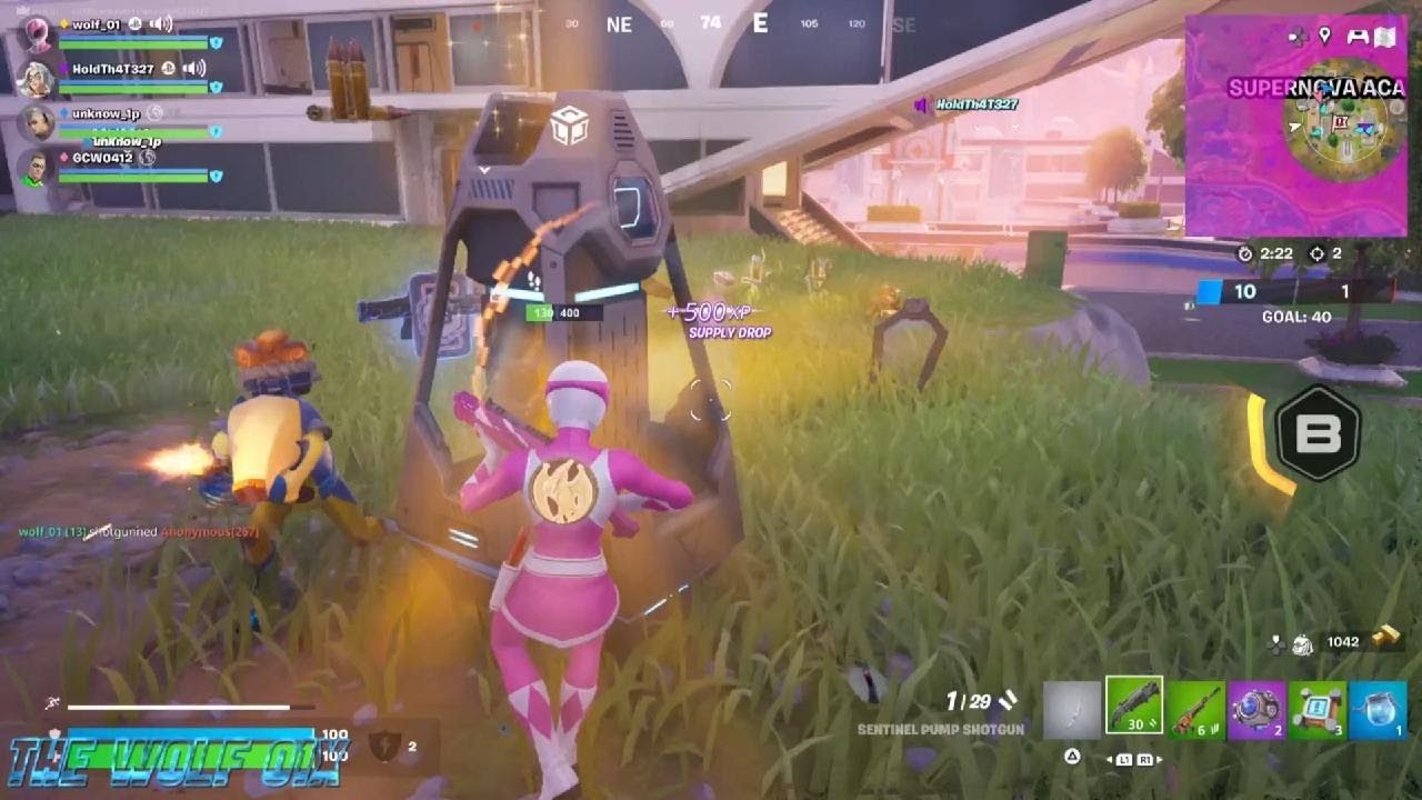 Fortnite - Pink Ranger gameplay - YouTube