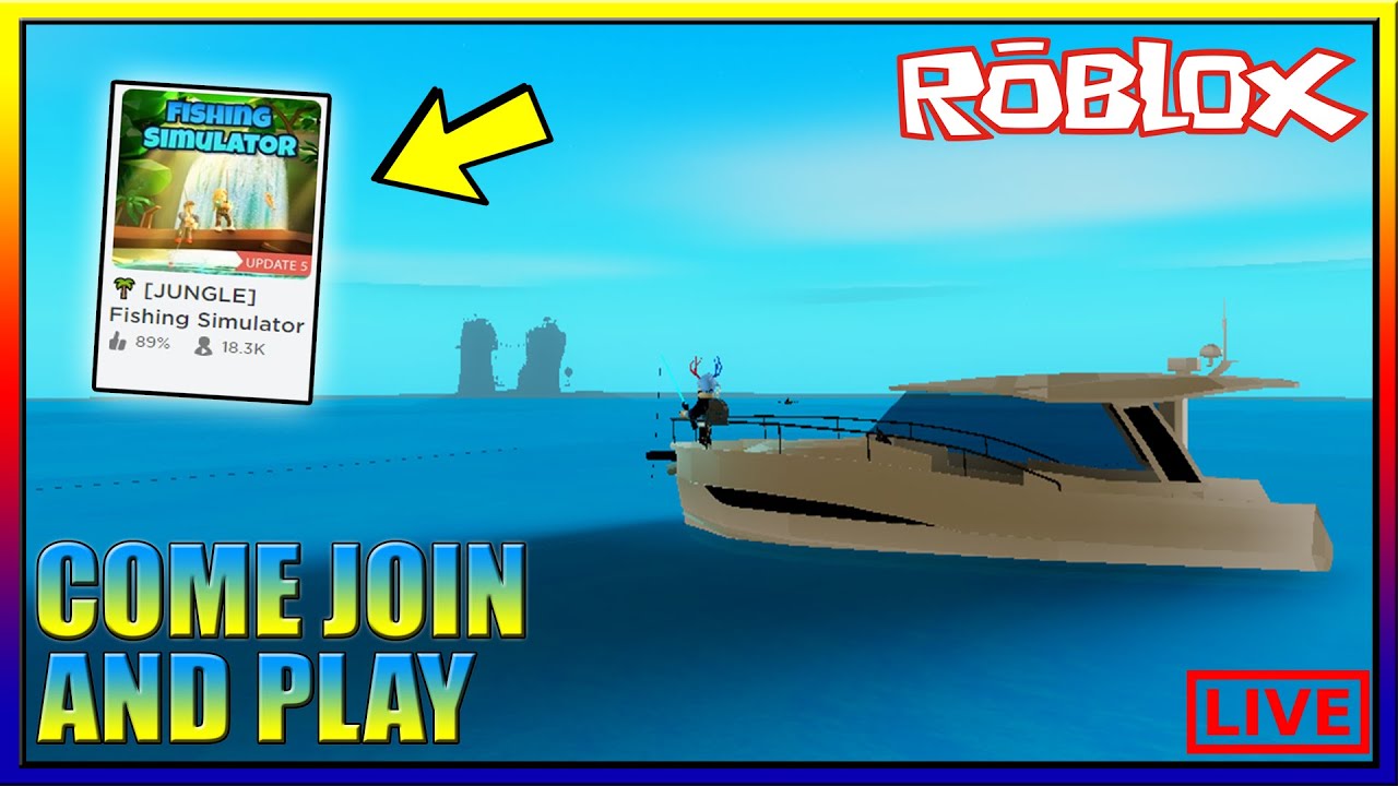 NEW "Update 6" Live! Fishing Simulator Roblox - YouTube
