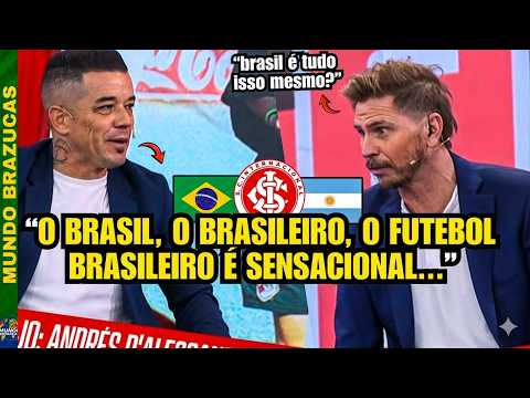 SENSACIONAL ENTREVISTA DO D'ALESSANDRO PRA TV ARGENTINA: FALOU DE TUDO SOBRE O BRASIL