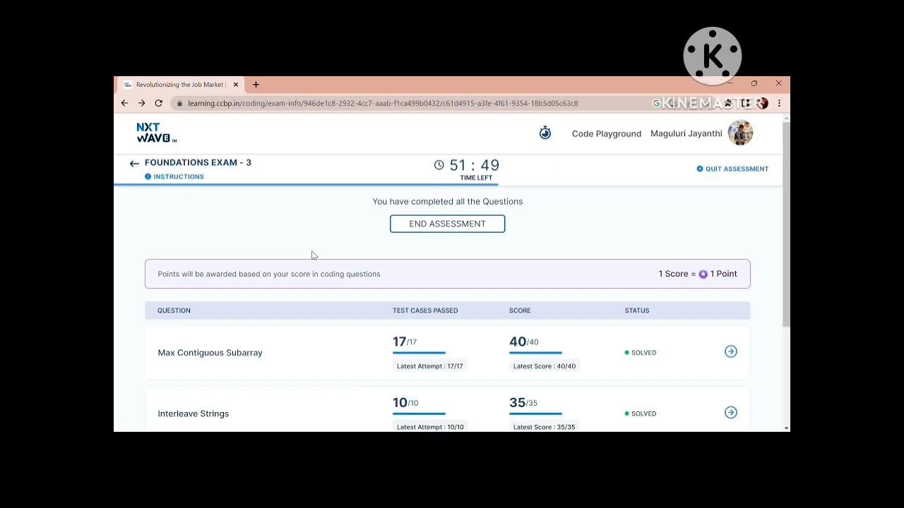 Foundation Exam - 3 || NxtWave CCBP 4.0 || Python || All Questions & Answers || By SP - YouTube
