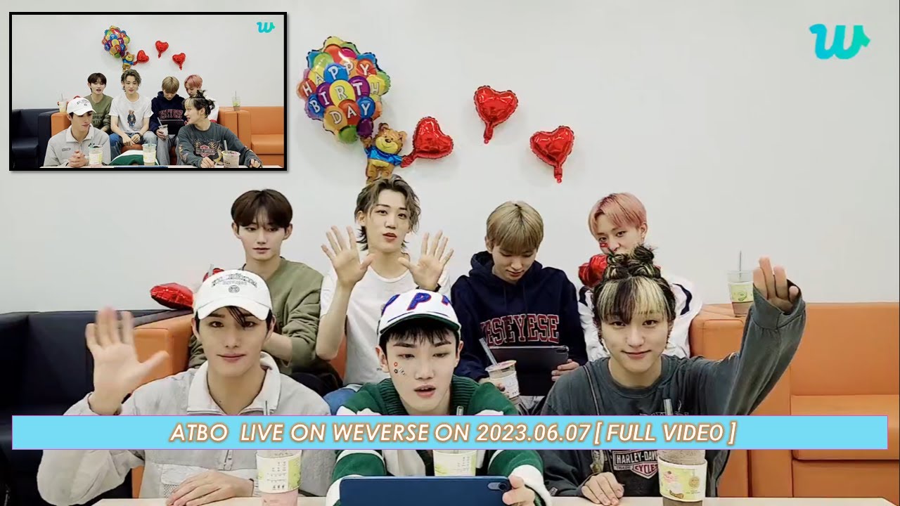 ATBO LIVE [7thJUNE,2023] ON WEVERSE [FULL VIDEO] (KST) #&TEAM - YouTube
