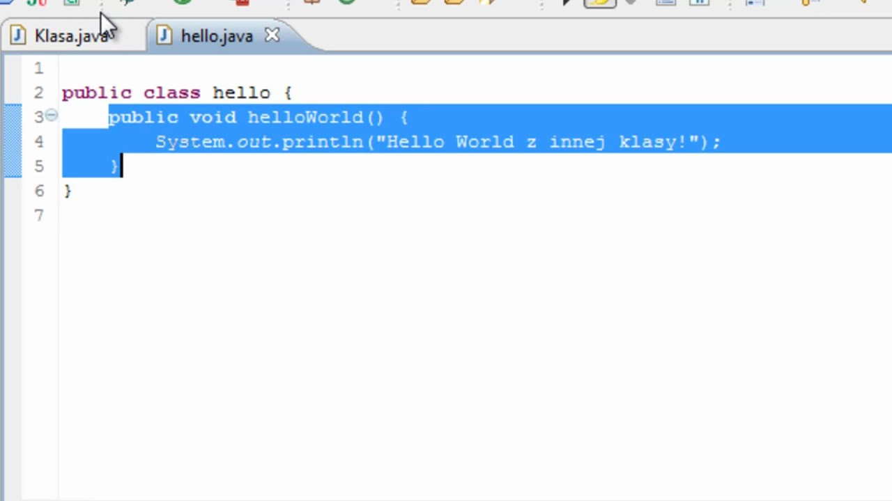 Kurs Java 13: Wiele Klas - YouTube