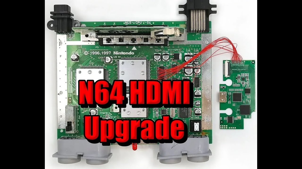 N64 HDMI Upgrade (HISPEEDIDO) - YouTube