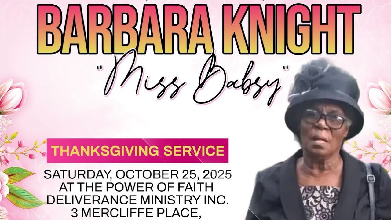 The late Barbara Knight - YouTube