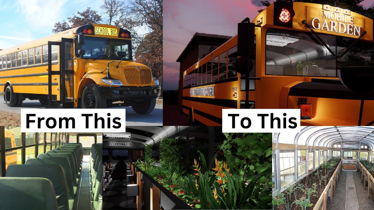 Mobile Community Garden Bus for St. Maarten/St. Marten (SXM) - YouTube