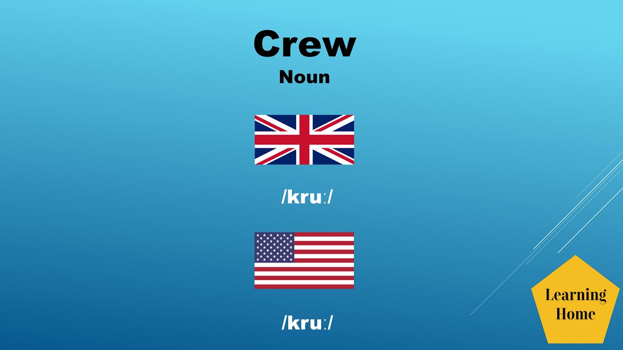 Crew meaning pronunciation and synonyms #Shorts - YouTube