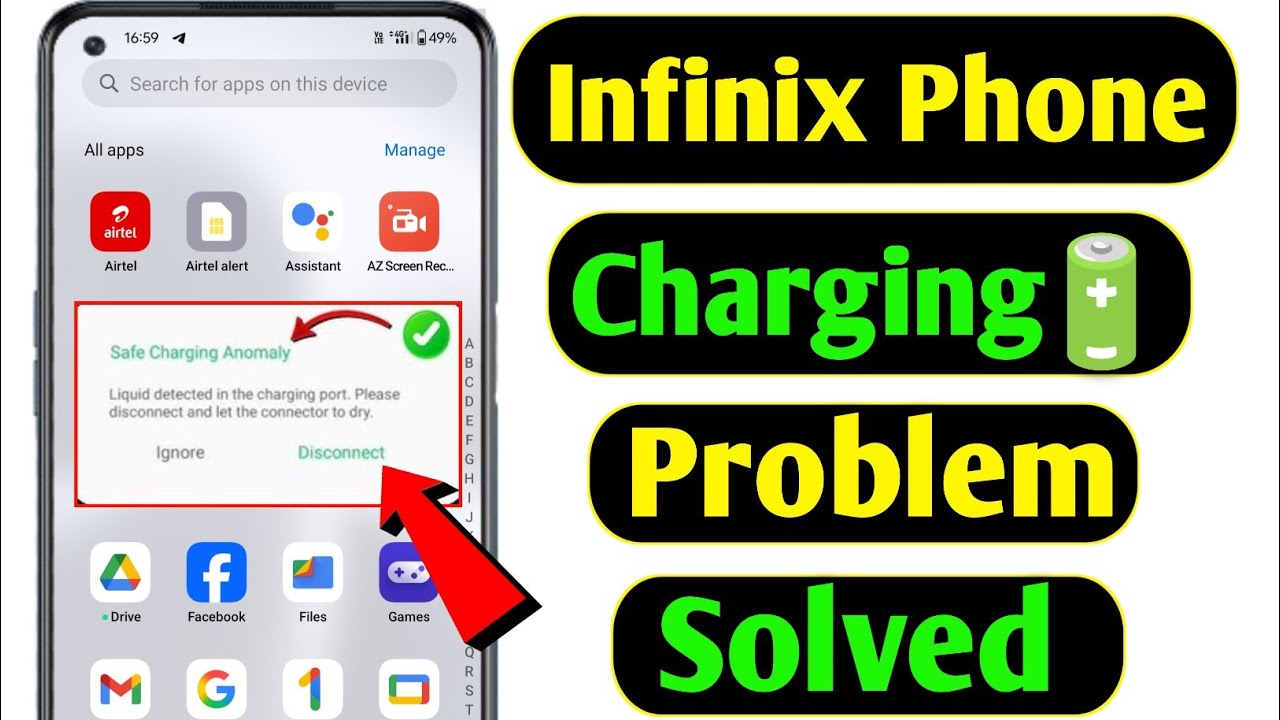 safe charging anomaly infinix | liquid detected in charging port ...