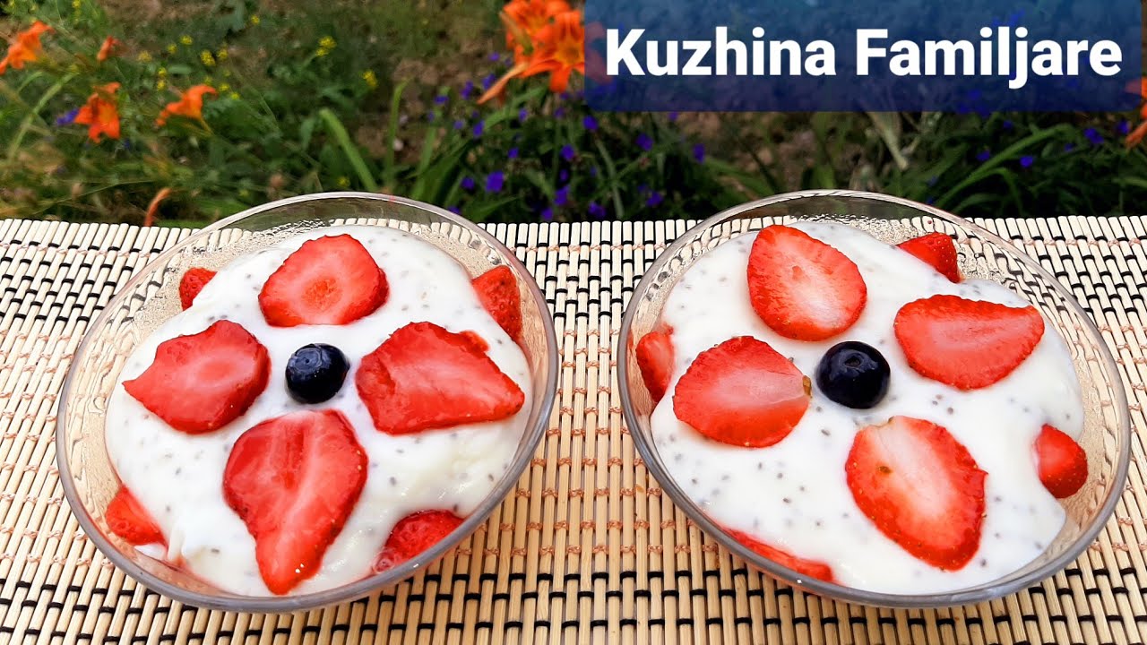 Puding me luleshtrydha e borronica per 10 minuta ! - YouTube