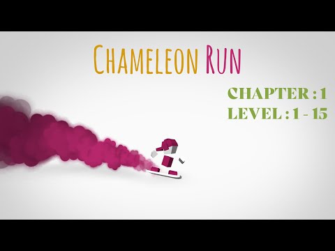 CHAMELEON RUN | PART : 1 | CHAPTER : 1 | LEVEL : 1 - 15 | iOS Gameplay | APPLE ARCADE