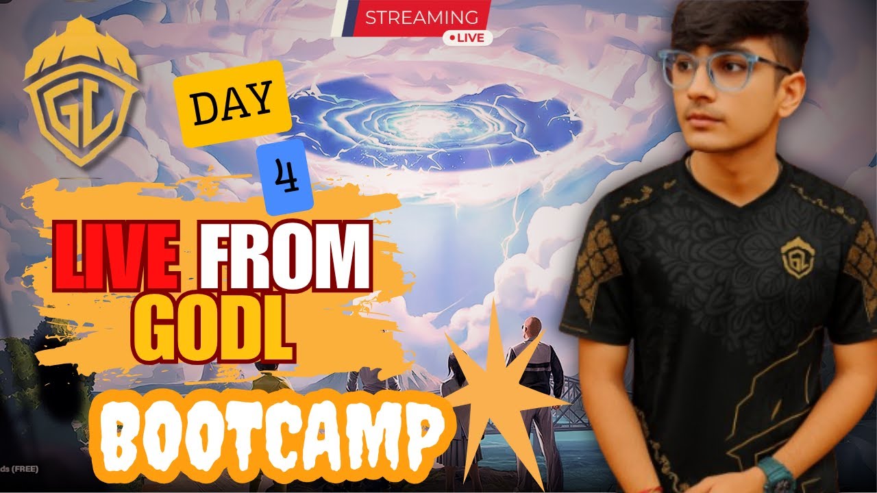 DAY-3 LIVE FROM GODL | BOOTCAMP| GODL NOOBxLuffy @godlike esports ...