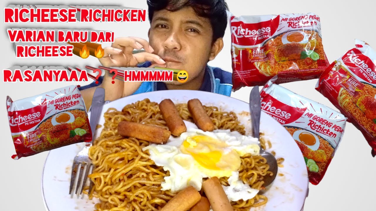 MIE RICHEESE RICHICKEN | YANG BARU DARI RICHEESE GIMANA YA RASANYA KATA ...