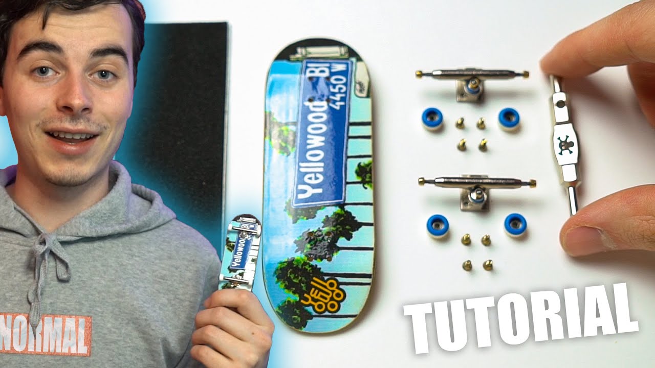 Hoe zet je een Fingerboard GOED in elkaar? - YouTube