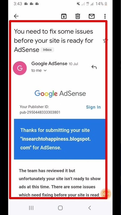 You need to fix some issues before your site is ready for AdSense problem solved 💯 - YouTube