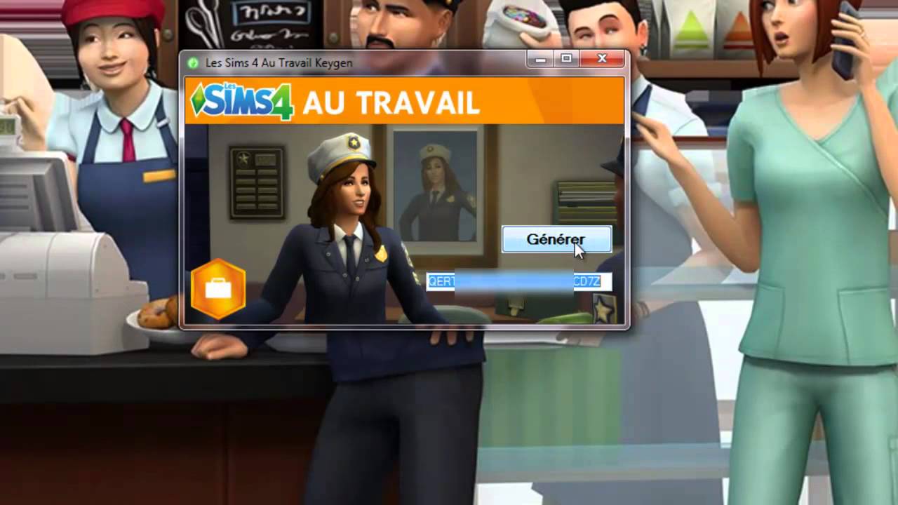 Les Sims 4 Au Travail Origine Utiliser le code Clé - YouTube