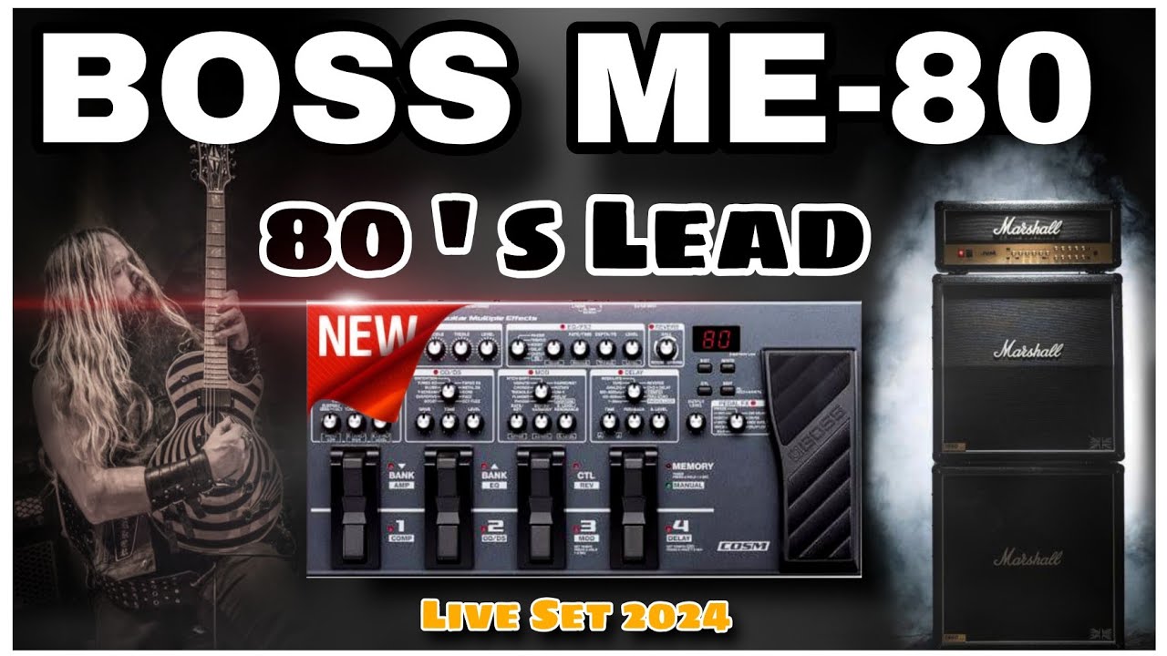 Boss ME-80 | Patches Tutorial | 80's Lead Tone Settings | (Boss New ...