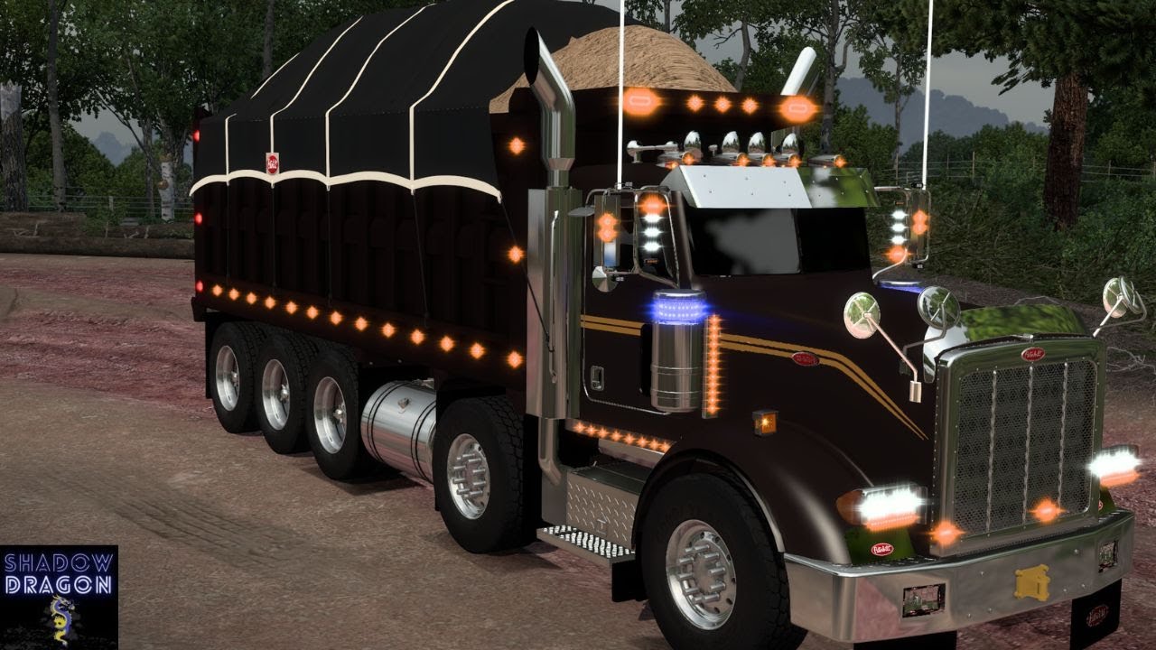 🔥johnson Haulage's Unique Masterpiece: Custom Peterbilt 386 Dump Truck🔥 ...