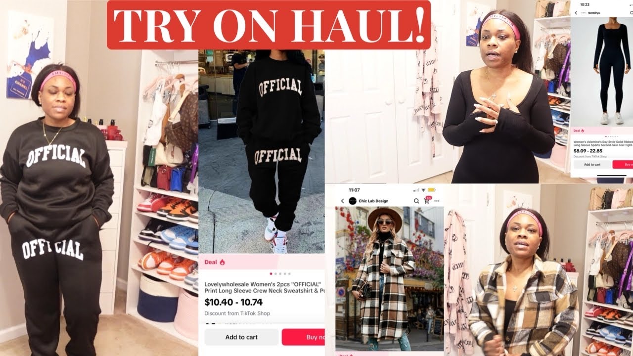 TRY ON CLOTHING HAUL | TWO PIECE SETS + RIBBED JUMPSUITS - YouTube