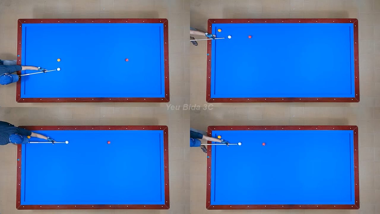 🔴 150 Best Shots carom 3cushion billiards tutorial beginner basics ...