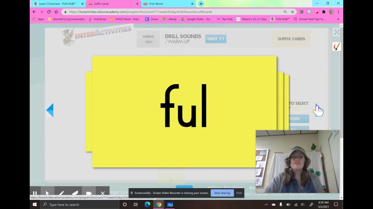 Fundations Unit 11 Week 1 Day 2 - YouTube