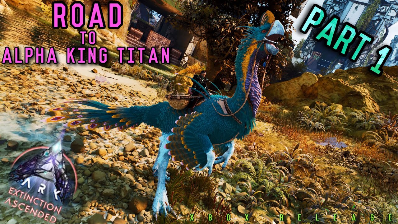 Taming A LEVEL 140 Gigantoraptor! | Ark Extinction: Road To Alpha King ...