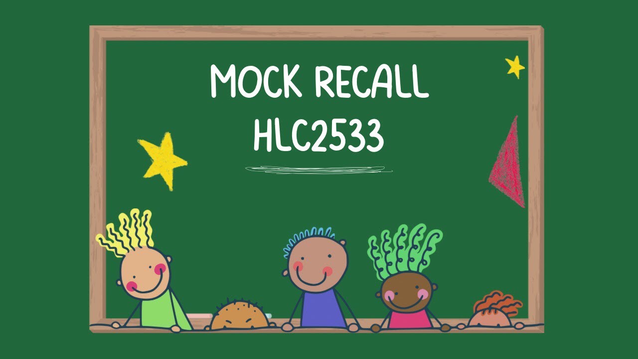 MOCK RECALL ROLEPLAY | HLC 2533 - YouTube