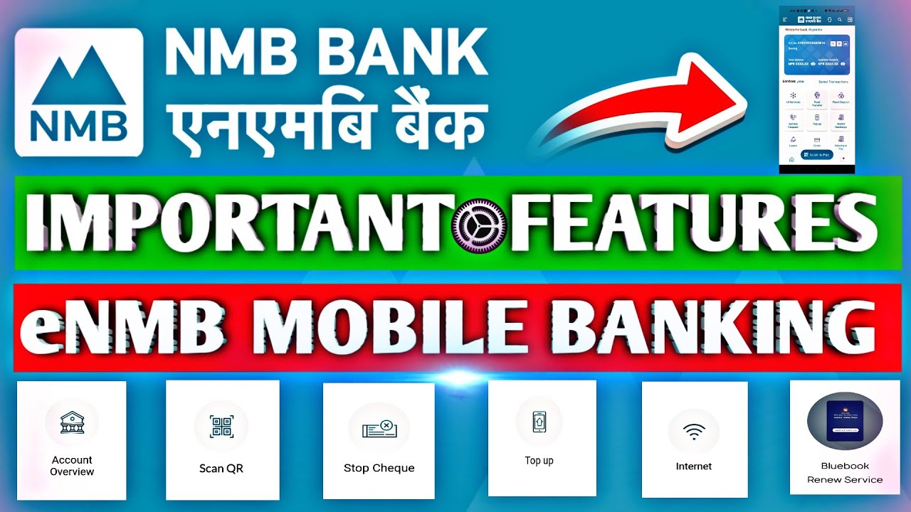 NMB Bank - Important Features | eNMB Mobile Banking New Update ...