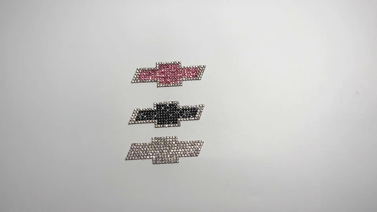 Bling chevy decal in different colors - YouTube