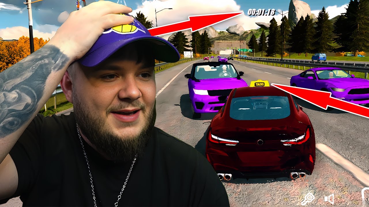 Sunt sofer de taxi pe Car Parking Multiplayer Online! - YouTube