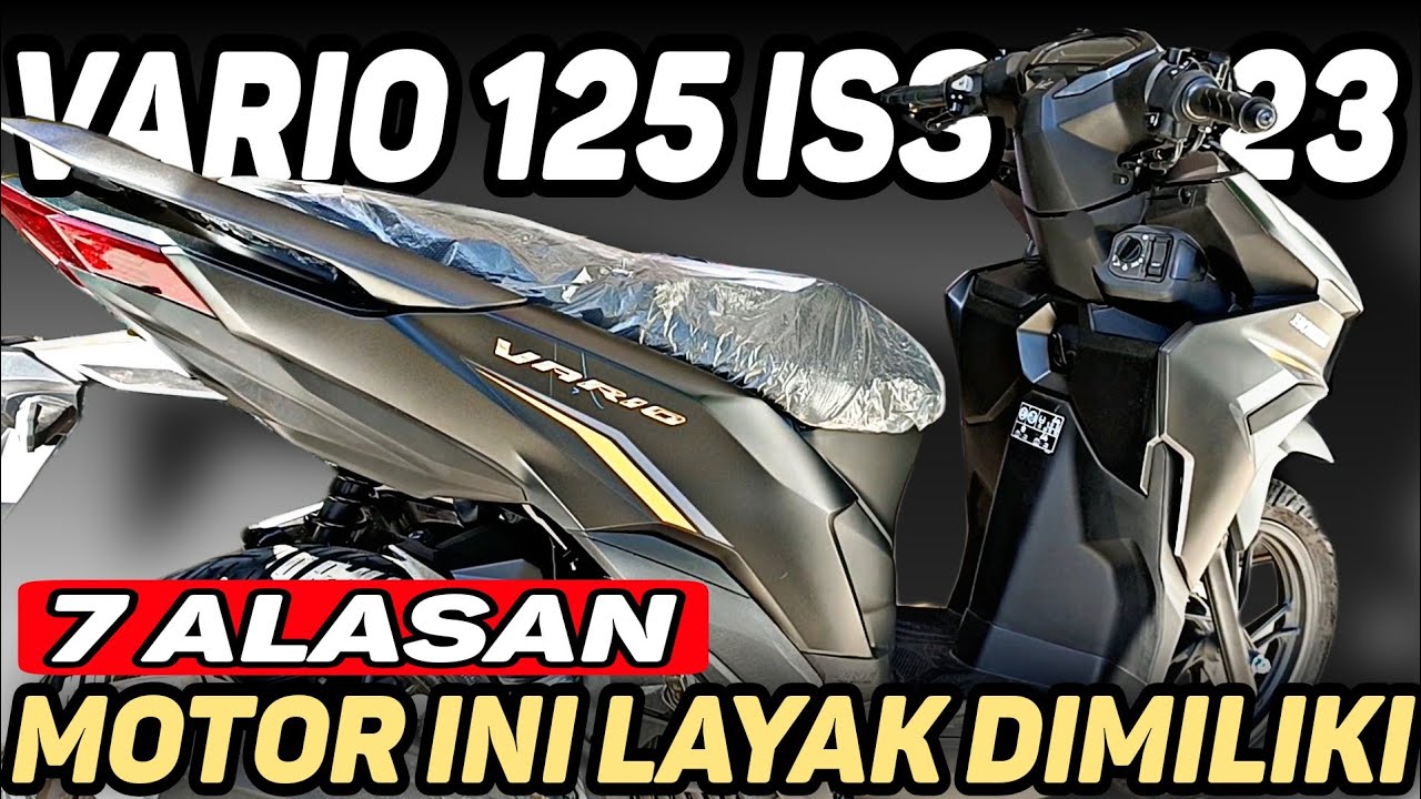 VARIO 125 ISS HITAM DOFF 🔥 7 HAL MOTOR INI LAYAK DI BELI - YouTube
