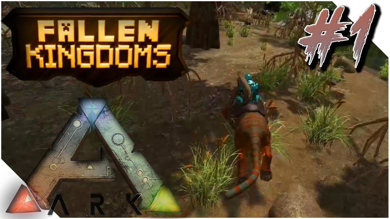 [PVP] ARK FALLEN KINGDOMS 2 - #1 LA BASE & LA CHASSE - YouTube