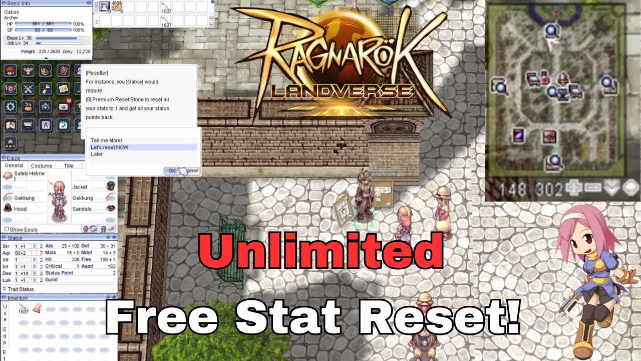 Ragnarok Landverse! | Stat Reset Guide - YouTube