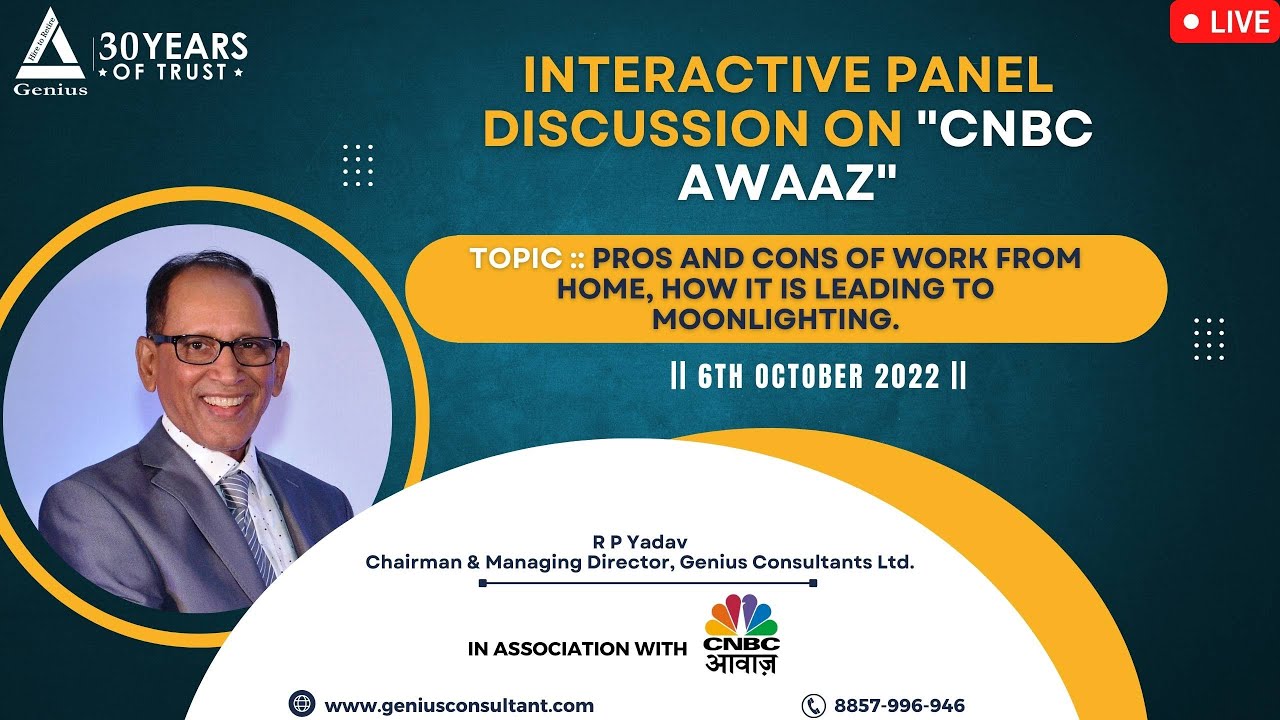 PANEL DISCUSSION ON CNBC AWAAZ || R P YADAV || CMD || GENIUS ...