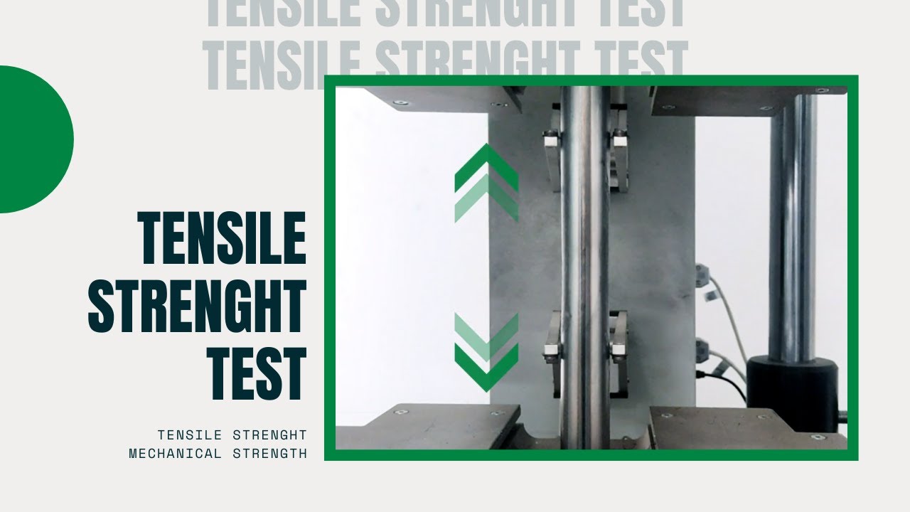 Tube behaviour in a tensile strenght test - YouTube