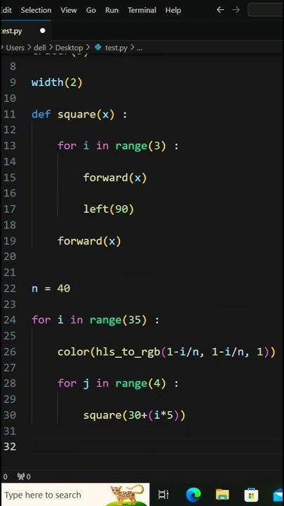 Python Design Turtle 🐢 Python Tutorial Pythonturtlegraphics Coding Pythonturtleanimation 