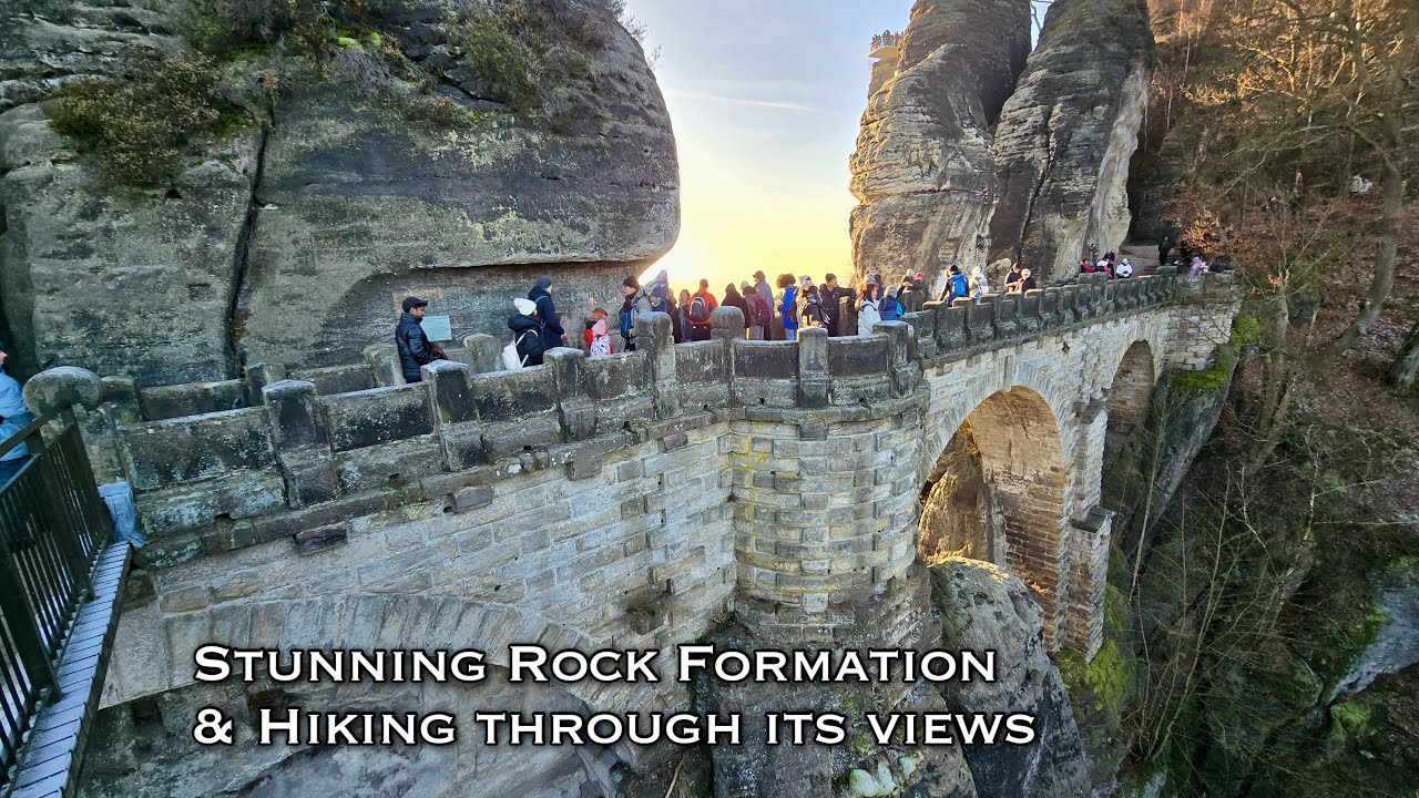 Bastei Bridge: A Must-See Stunning Rock Formation - YouTube