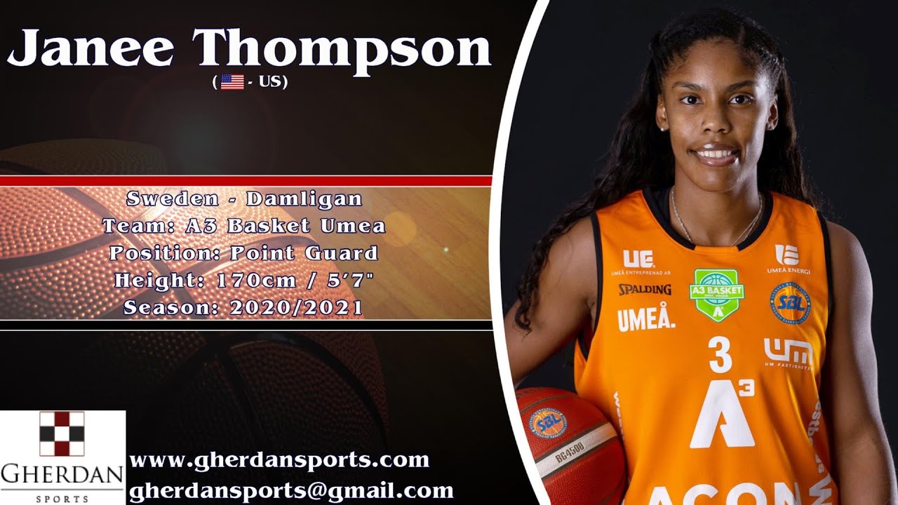 Janee Thompson Highlights 2020/2021 Season - YouTube