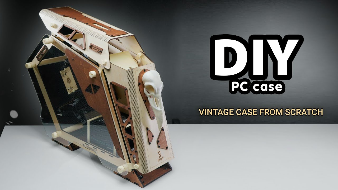 Amazing DIY PC Case made of Plywood / 3D Printing & Laser cutting - YouTube
