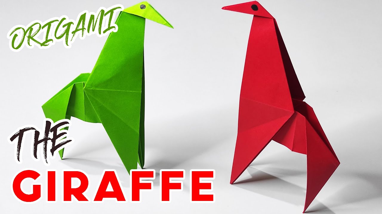 How to make Origami Paper Giraffe - Easy Origami Giraffe for Beginners ...