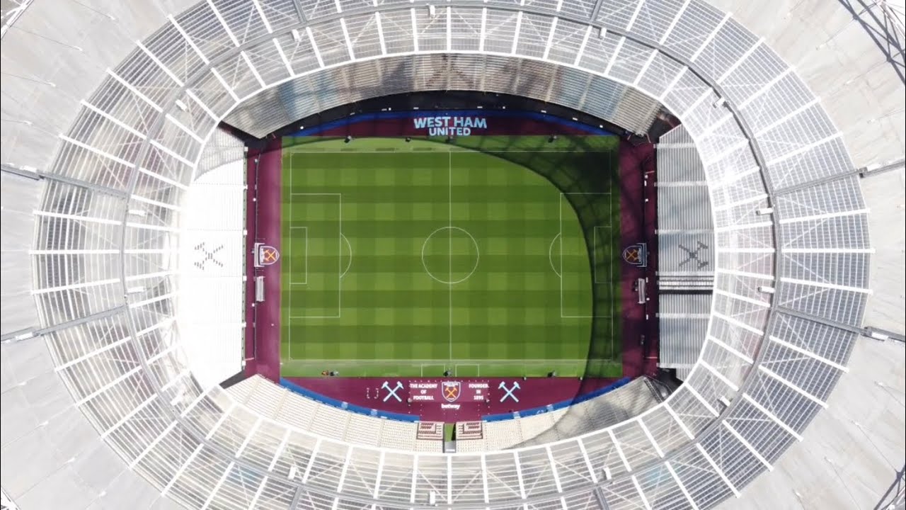 West Ham United Football Club | London Stadium | Drone Footage - YouTube