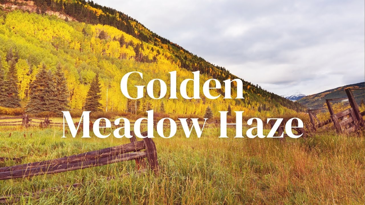 Golden Meadow Haze – Relaxing Autumn Instrumental Music | Cozy Fall ...