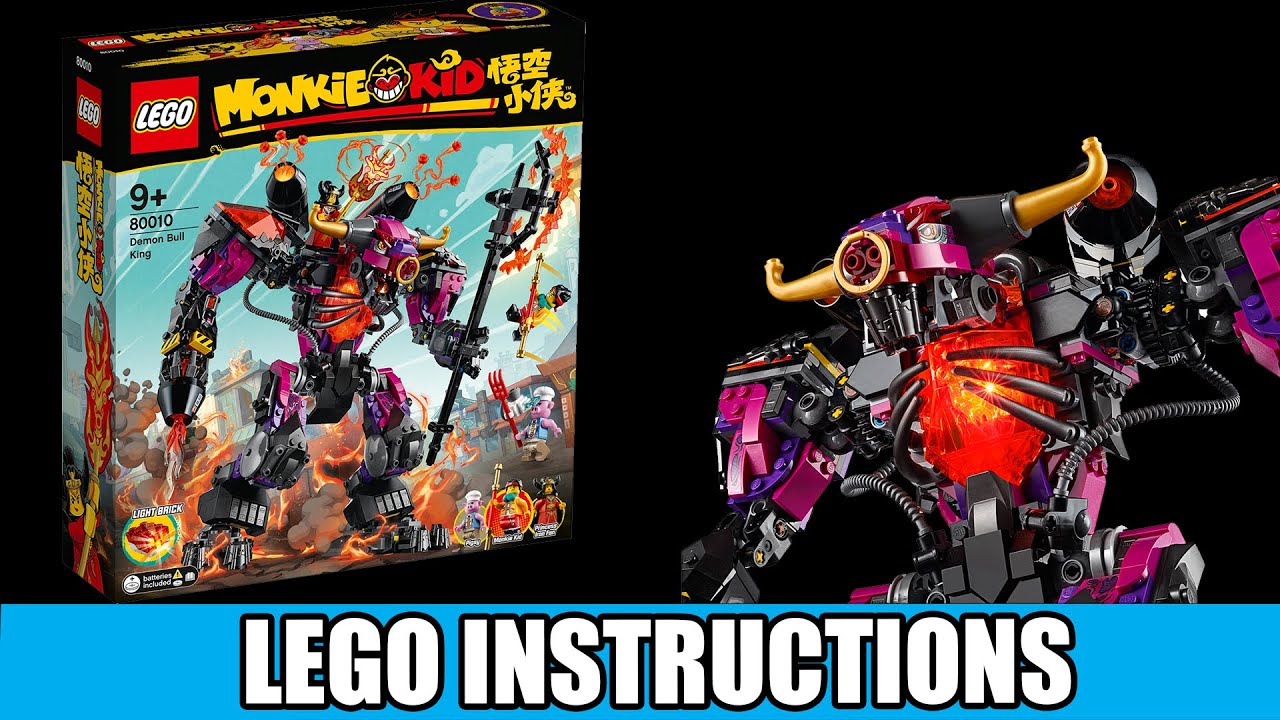 LEGO Instructions: How to Build LEGO DEMON BULL KING - 80010 (LEGO ...
